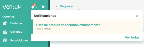 Actualización de Listas de Precios